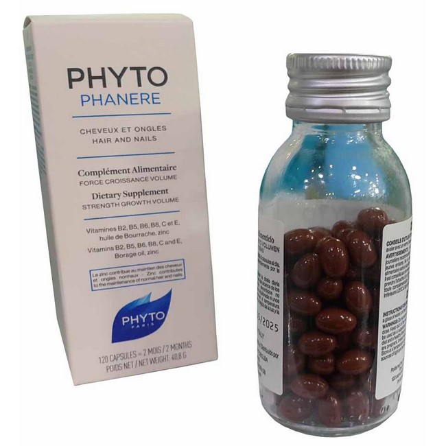 قرص فیتو اصلی PHYTO تقویت کننده مو 120 عددی و با بسته بندی پلمپ